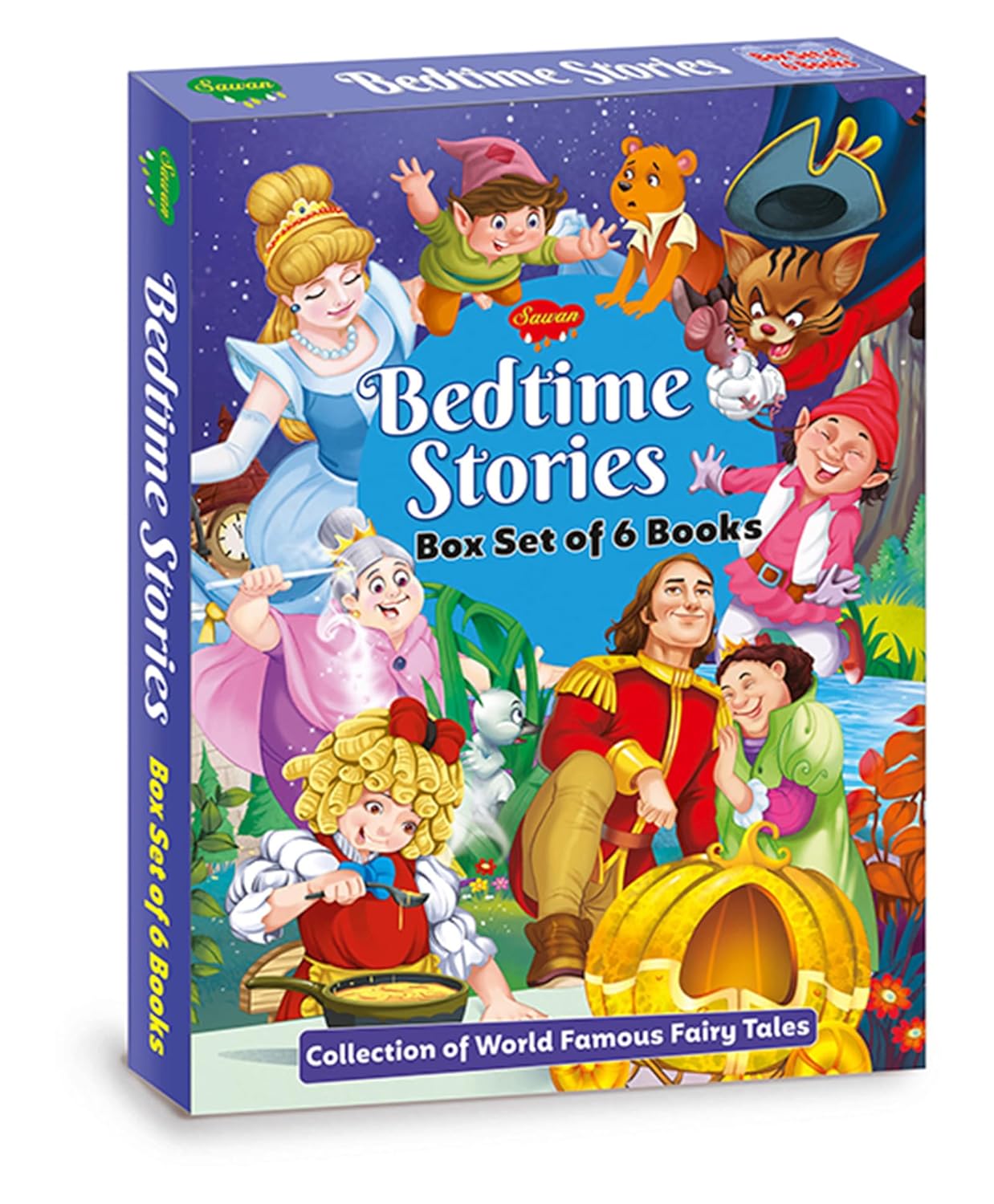 Bedtime Stories Box Set Of 6 Books Collection Of World Famous Fairy Tales